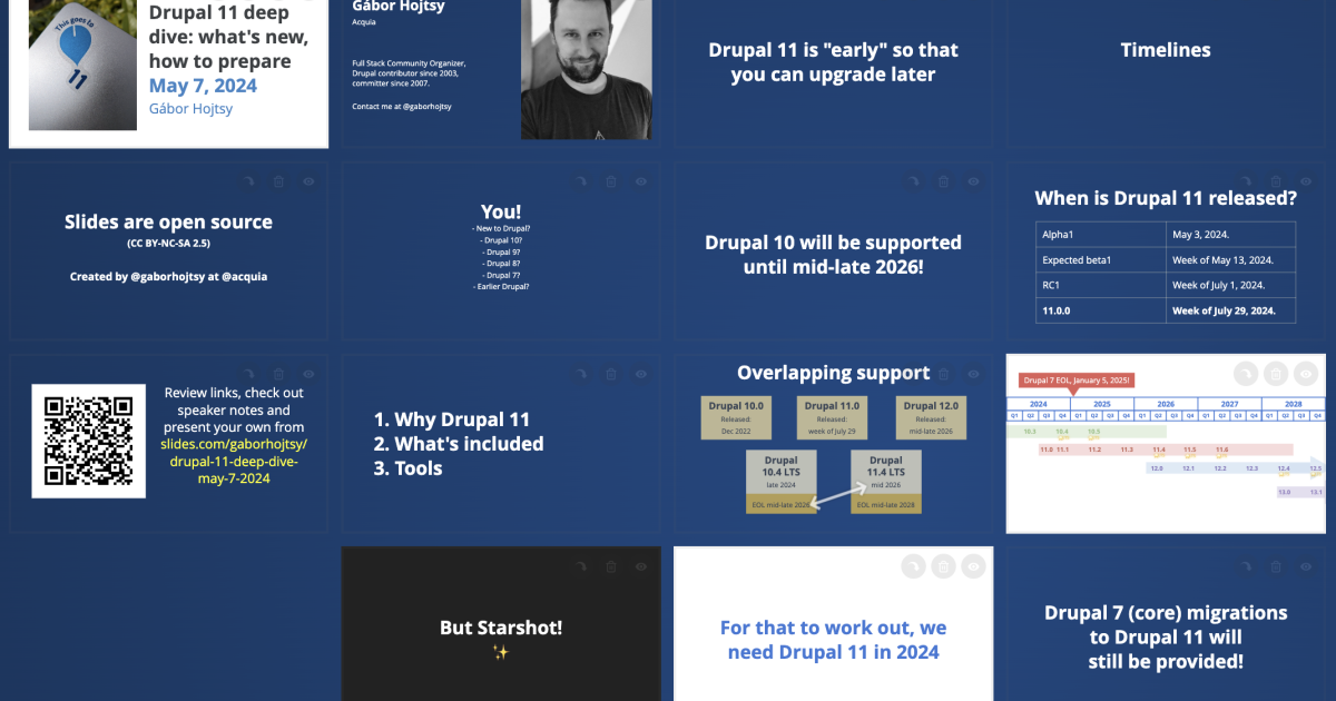 Gábor Hojtsy Explores Drupal 11 at DrupalCon Portland 2024