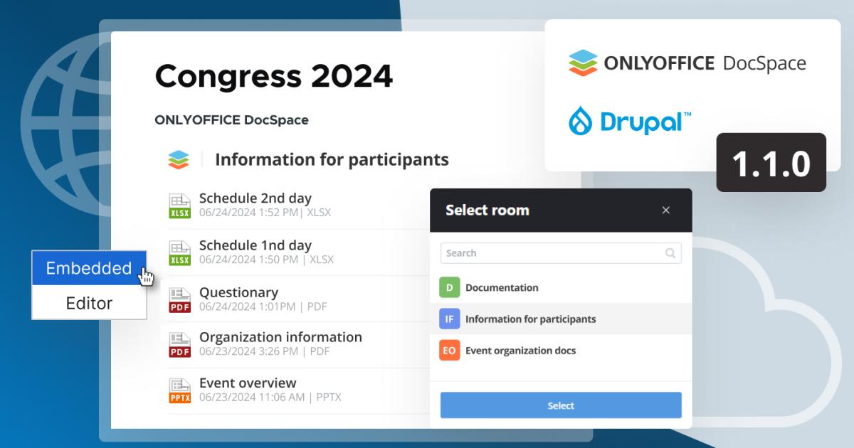 ONLYOFFICE Releases Updated DocSpace Plugin for Drupal