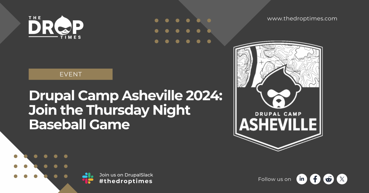 Drupal Camp Asheville 2024: Join the Thursday Night Baseball Game