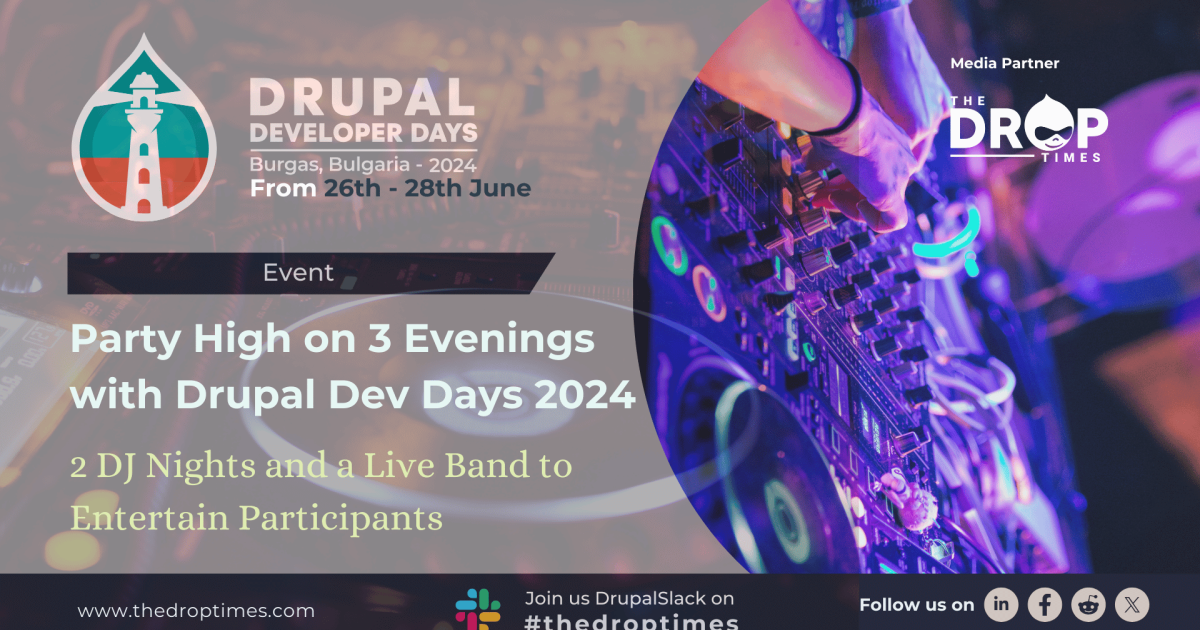 Party High on 3 Evenings with Drupal Dev Days 2024