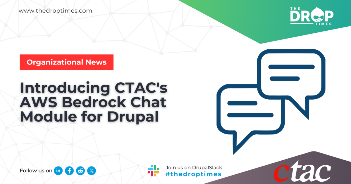 Introducing CTAC's AWS Bedrock Chat Module for Drupal