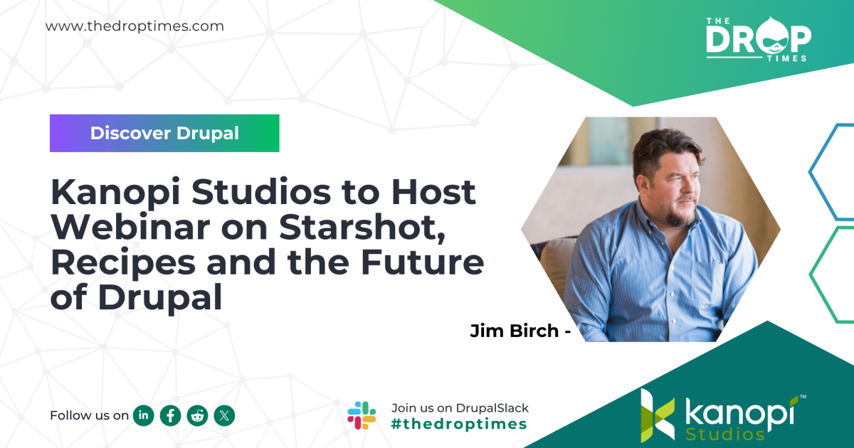 Kanopi Studios to Host Webinar on Starshot, Recipes and the Future of Drupal