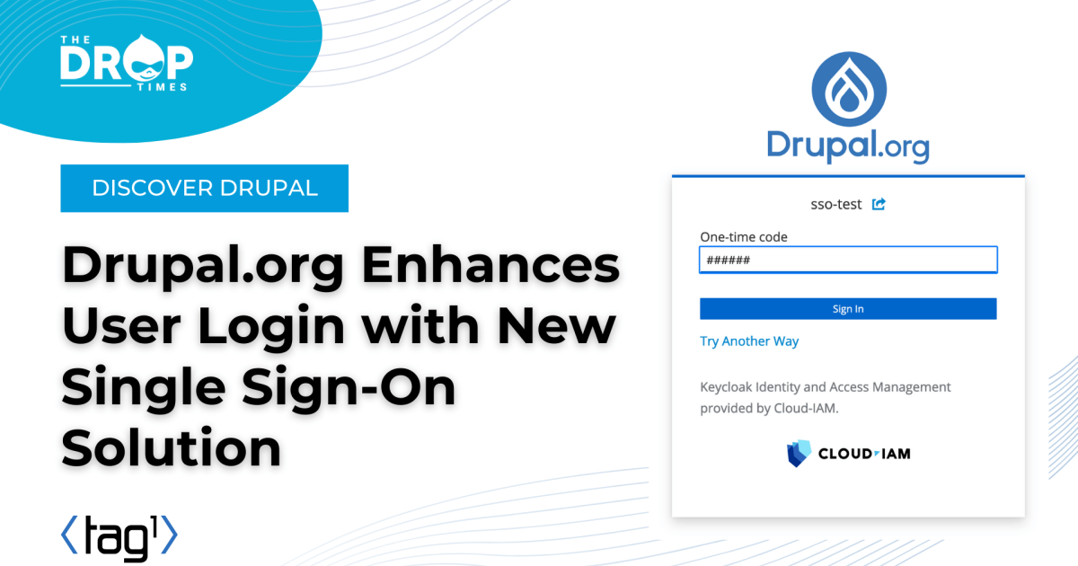 Drupal.org Enhances User Login with New Single Sign-On Solution