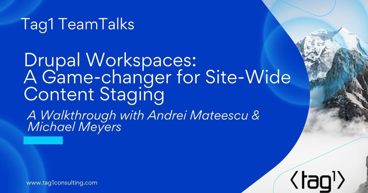Drupal Workspaces Module Enhances Enterprise Content Management