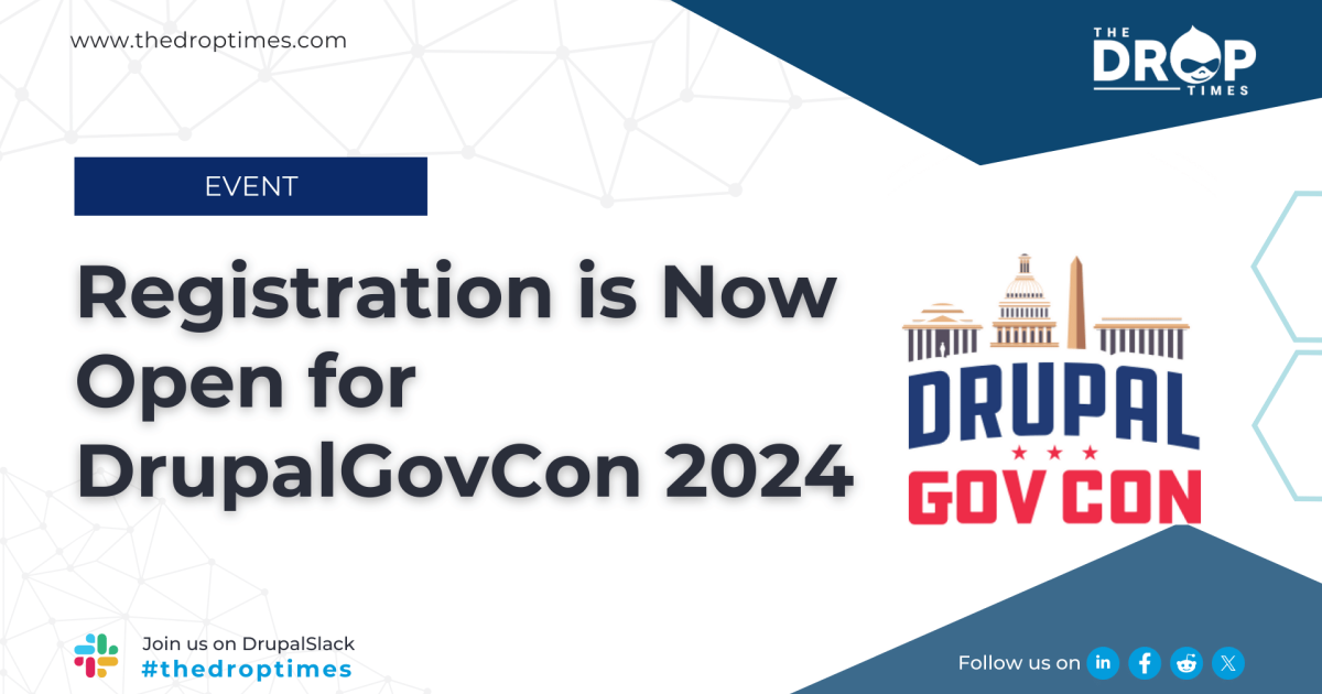 Registration is Now Open for Drupal GovCon 2024