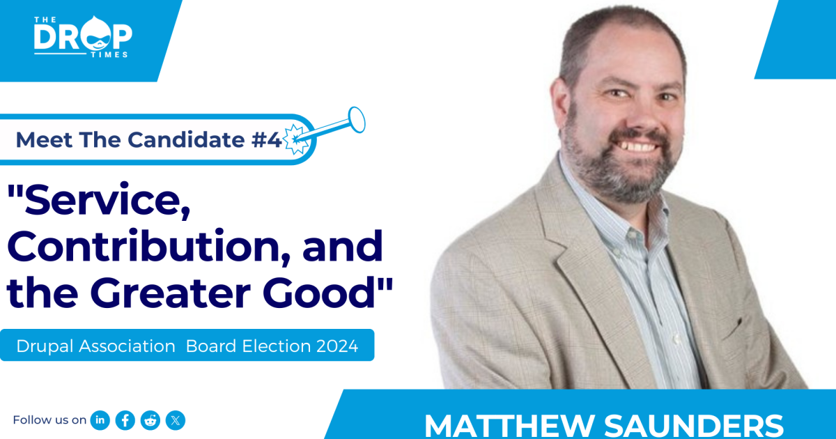 "Service, Contribution, and the Greater Good": Matthew Saunders