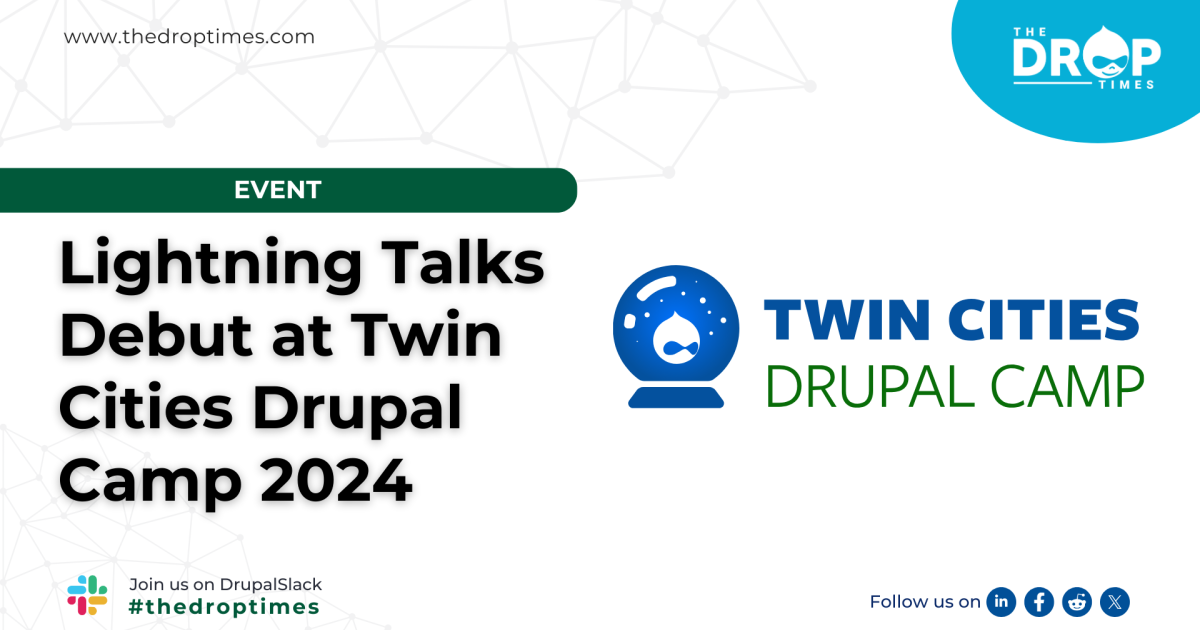 Lightning Talks Debut at Twin Cities Drupal Camp 2024