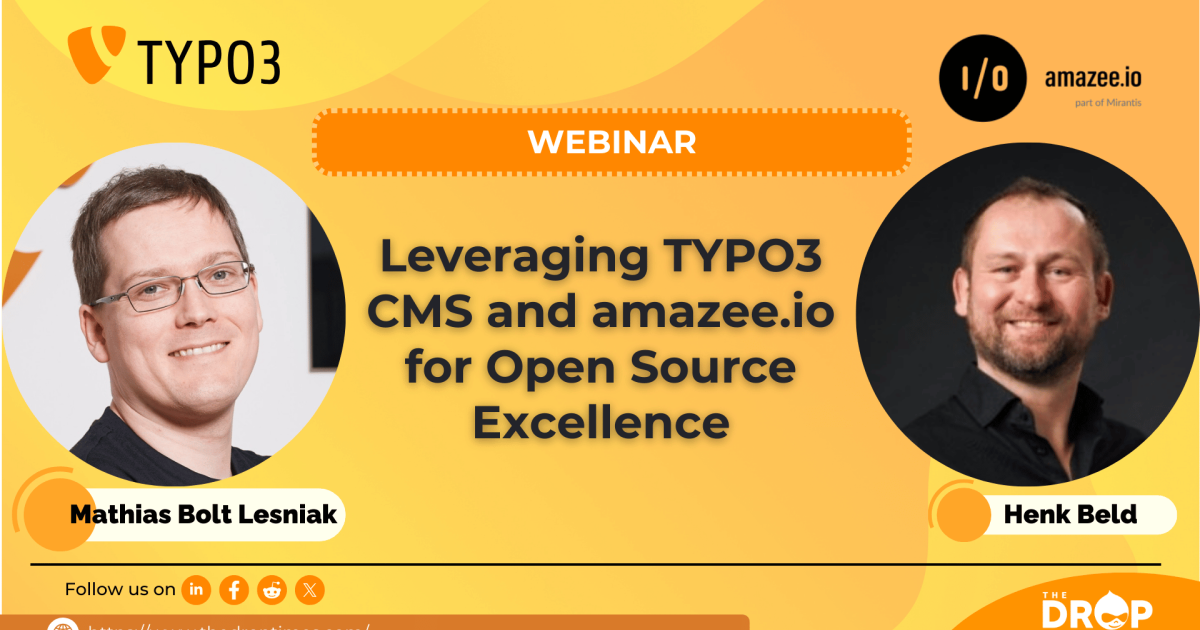 Webinar on Leveraging TYPO3 CMS and amazee.io for Open Source Excellence
