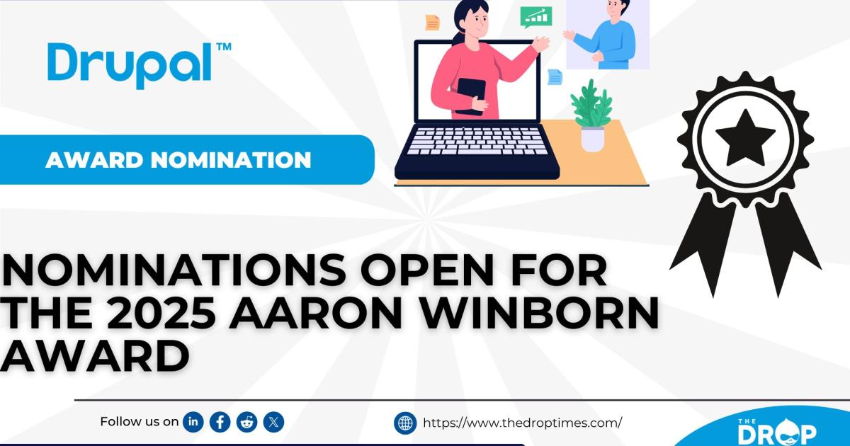 Nominations Open for the 2025 Aaron Winborn Award
