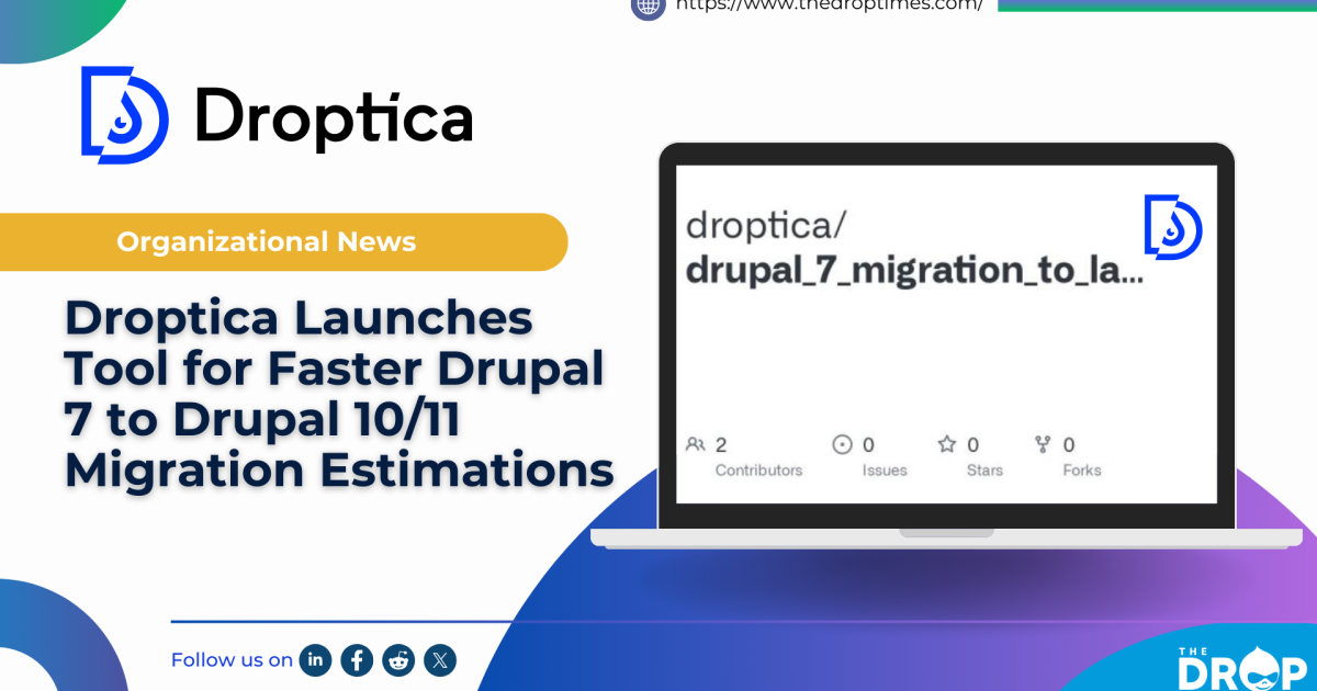 Droptica Launches Tool for Faster Drupal 7 to Drupal 10/11 Migration Estimations