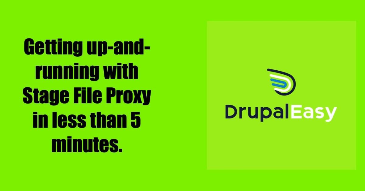 DrupalEasy Screencast: Master Local File Access with Stage File Proxy