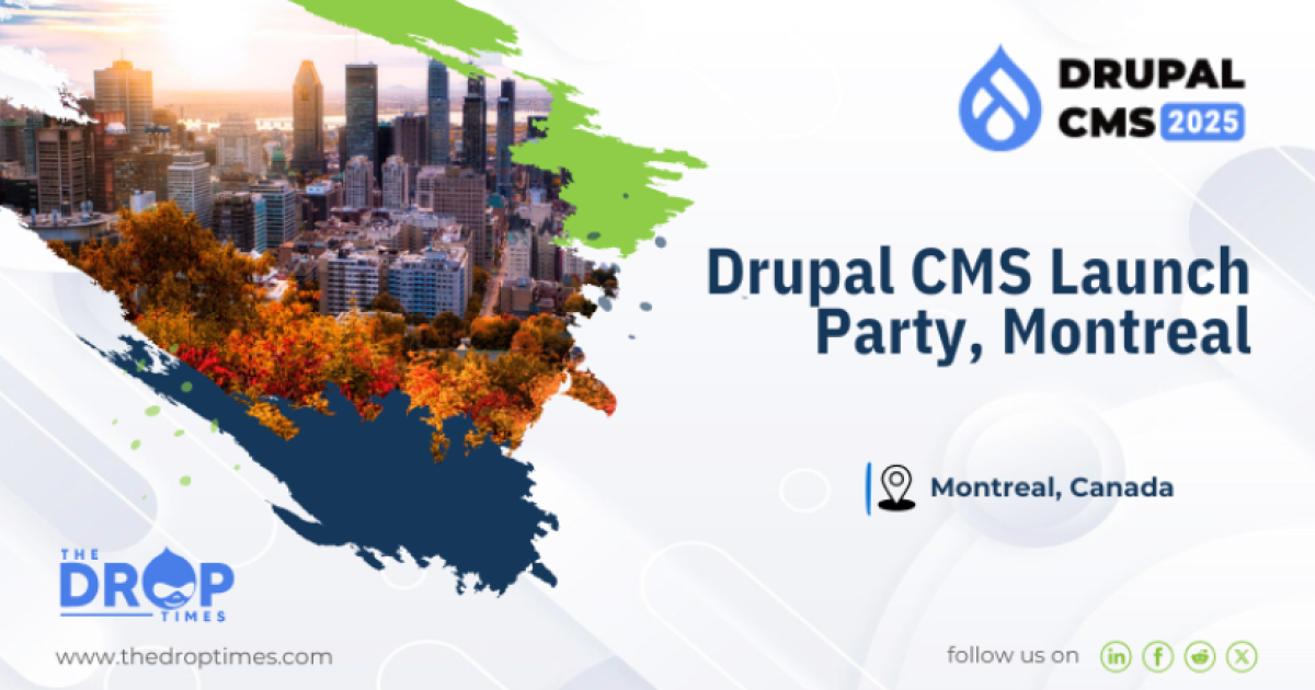 DrupalCMS v1.0 Launch Event Announced in Montreal