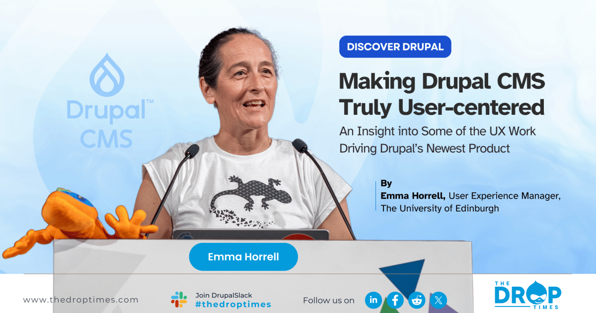 Making Drupal CMS Truly User-centered
