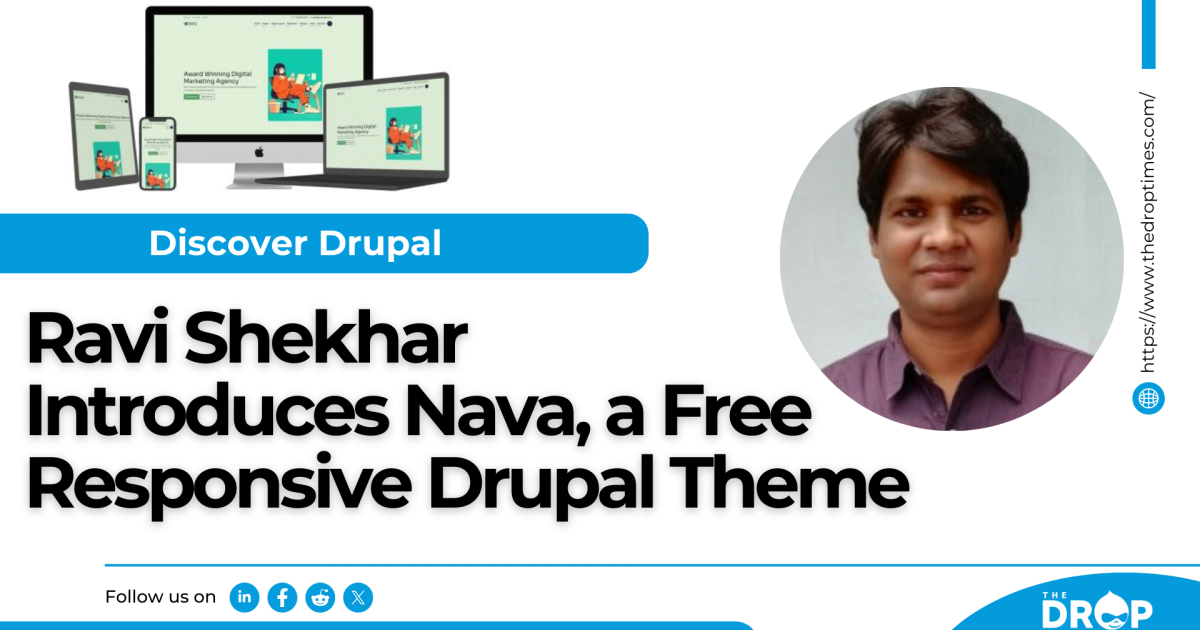 Ravi Shekhar Introduces Nava, a Free Responsive Drupal Theme