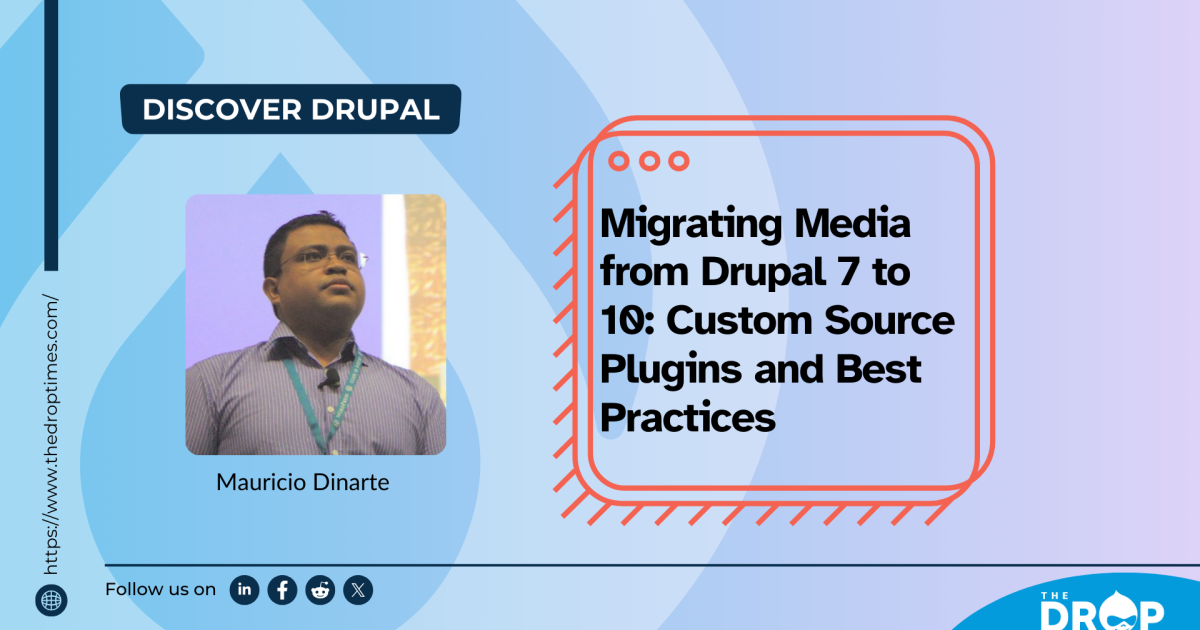 Migrating Media from Drupal 7 to 10: Custom Source Plugins and Best Practices