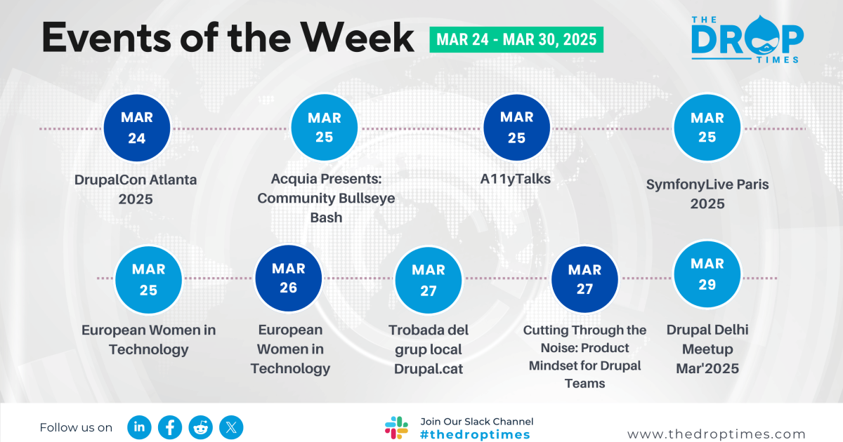 Events of the Week: March 24 - 30, 2025