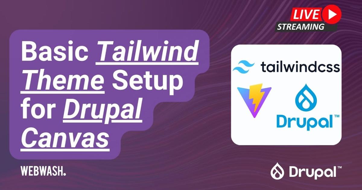 Setting Up a Tailwind CSS Theme for Drupal Canvas