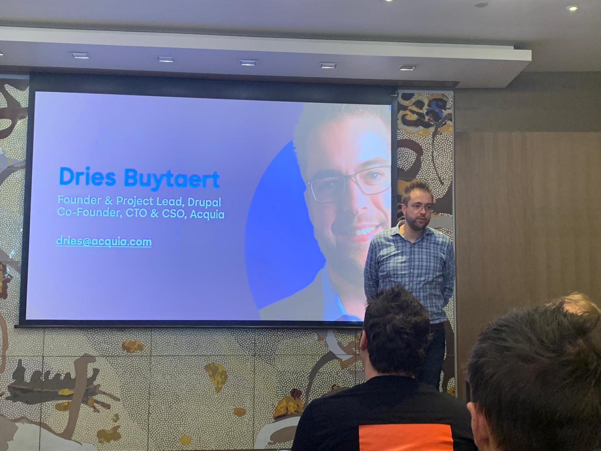 Dries Buytaert and Acquia Leaders Address Partners Ahead of Drupal South