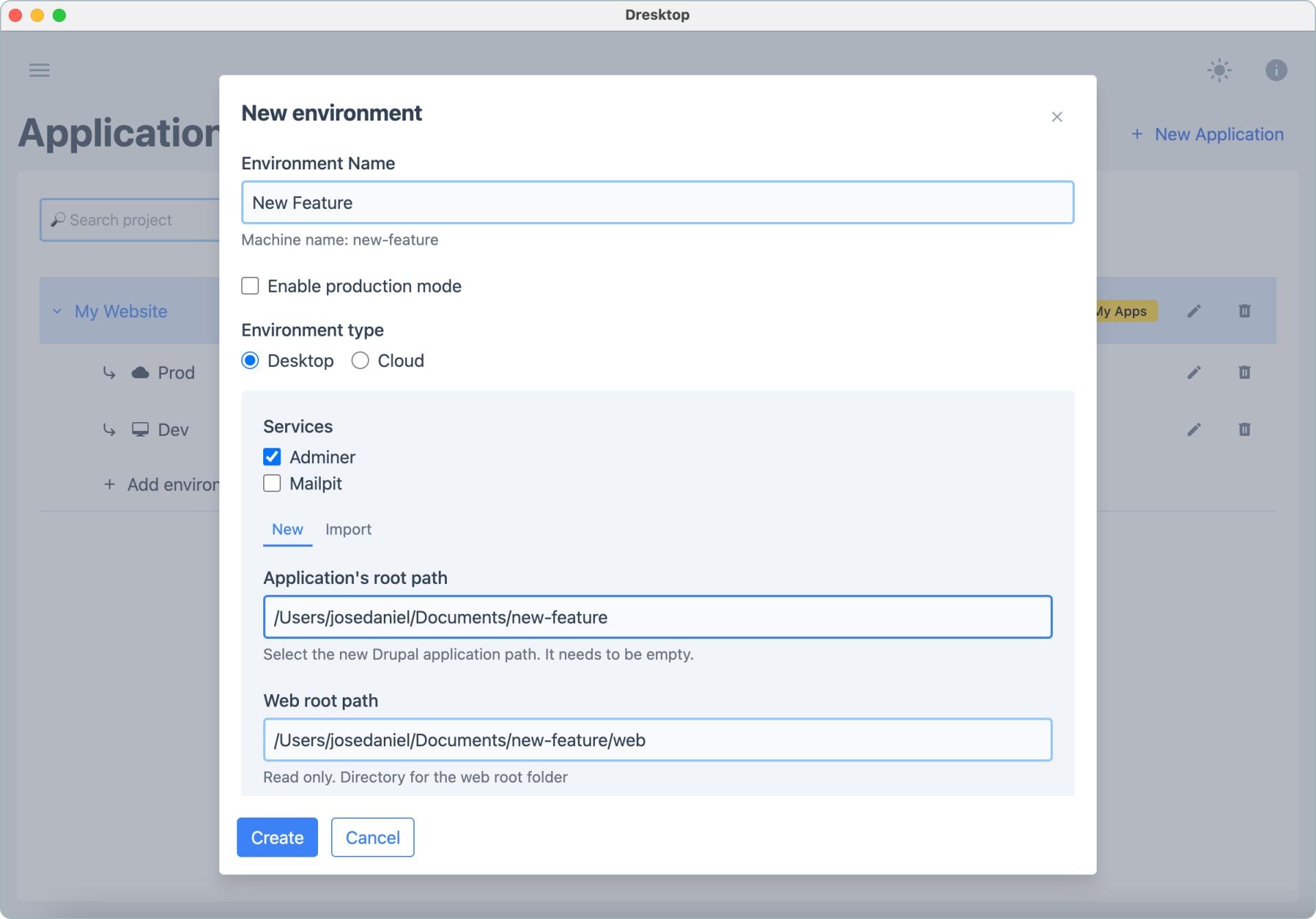 Getting Started with Dresktop: Managing Local Drupal Environments