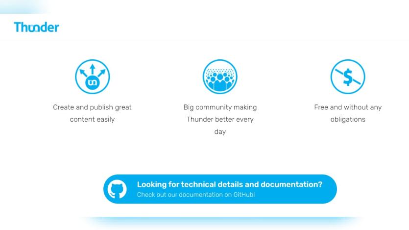 'Thunder 7' a Drupal Distro for Publishing Industry Beta Release