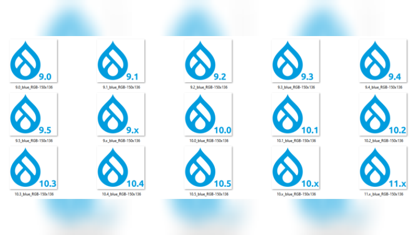 Downloadable Collection: Custom Drupal Logos for Versions 9, 10, and Future 11