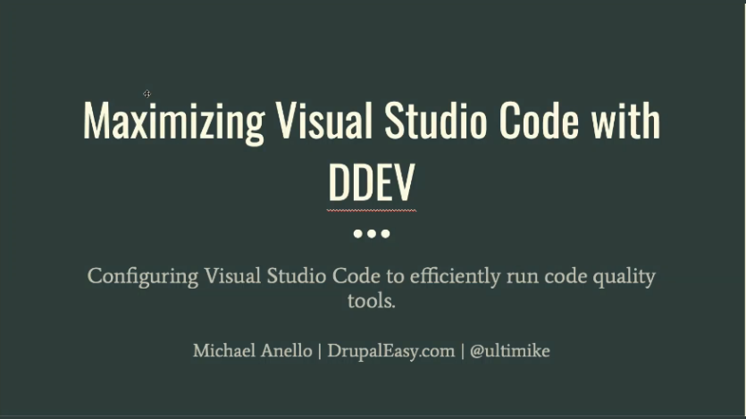 Optimizing Drupal Development: Visual Studio Code with DDEV
