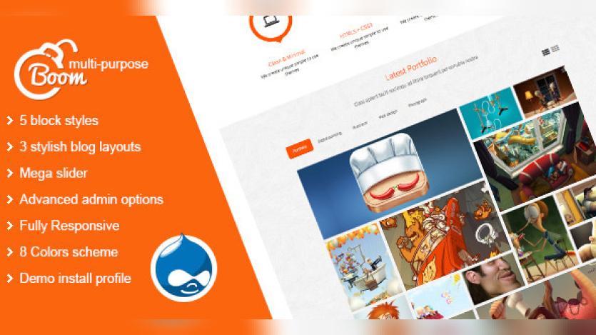 Boom: Unleashing Versatility with Stylelib's Multi-Purpose Drupal Theme