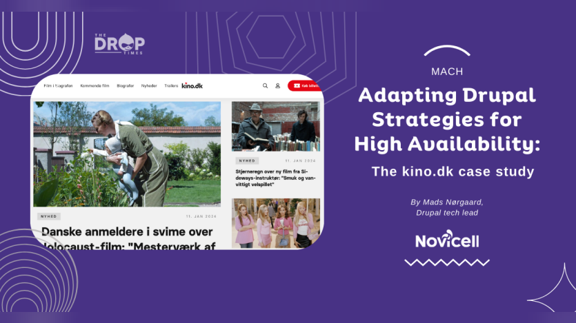 Adapting Drupal Strategies for High Availability: The kino.dk Case Study at Novicell