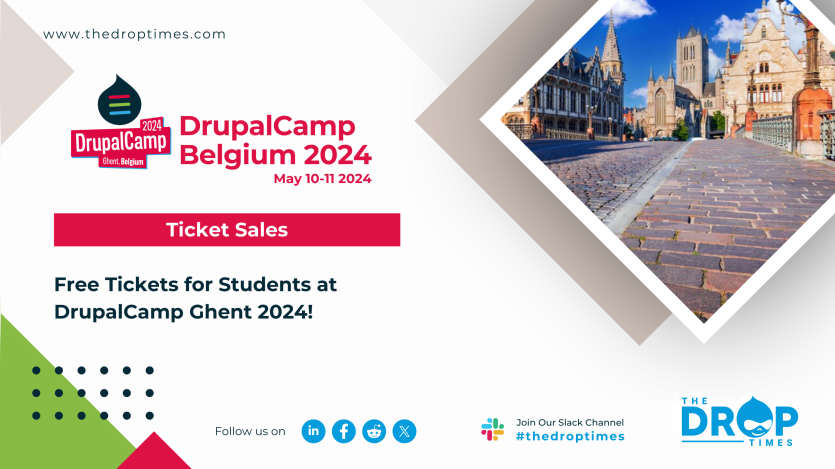 Exclusive Offer: Free Tickets for Students at DrupalCamp Ghent 2024!