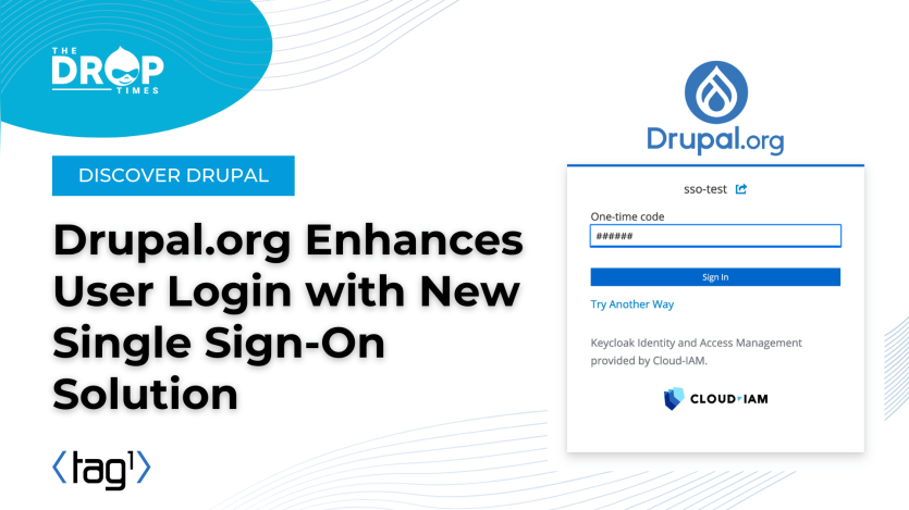 Drupal.org Enhances User Login with New Single Sign-On Solution