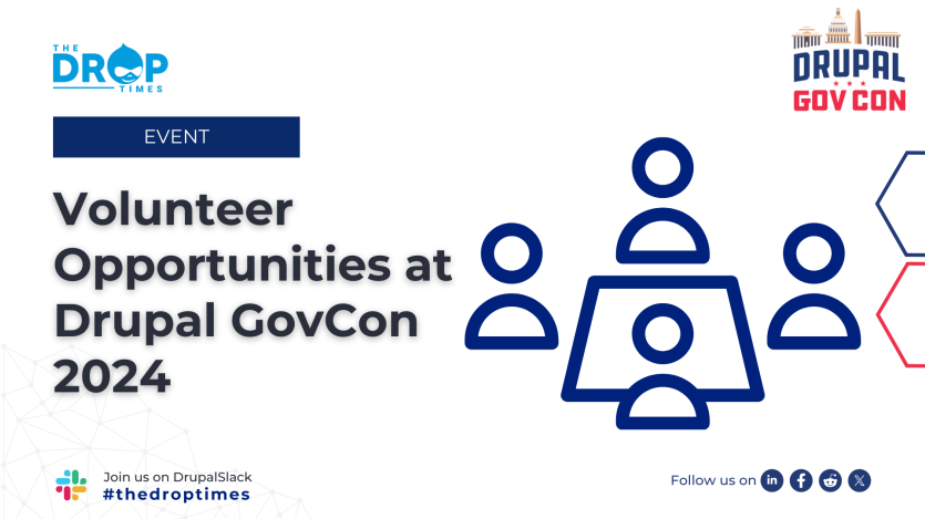 Volunteer Opportunities at Drupal GovCon 2024