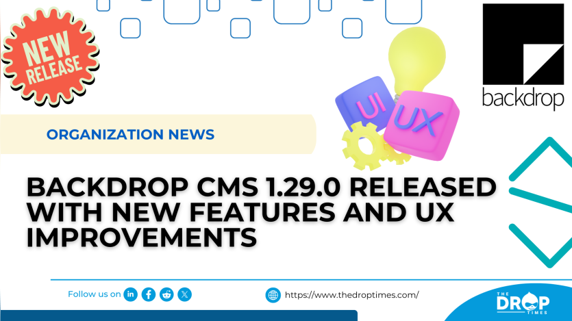 Backdrop CMS 1.29.0 Released with New Features and UX Improvements