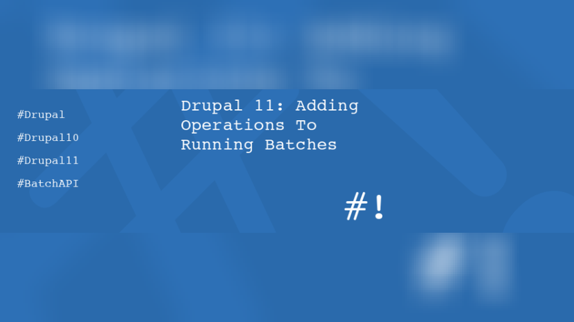 Managing Recursive Operations in Drupal 11 with Batch API Managing Recursive Operations in Drupal 11 with Batch API