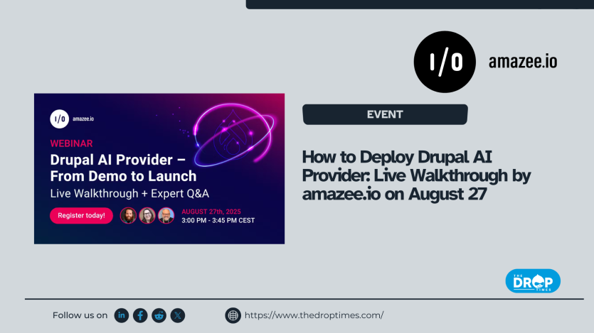 How to Deploy Drupal AI Provider: Live Walkthrough by amazee.io on August 27