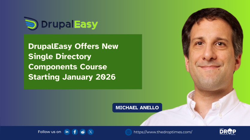 DrupalEasy Offers New Single Directory Components Course Starting January 2026